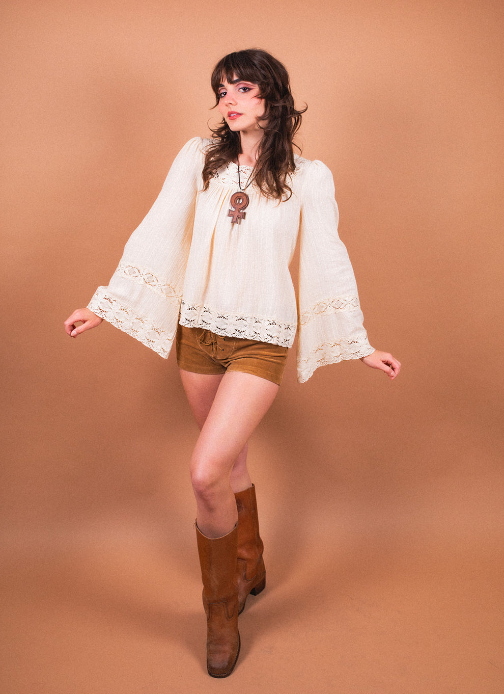 Blossom - Square Neck Lace Tie Top – The Chain