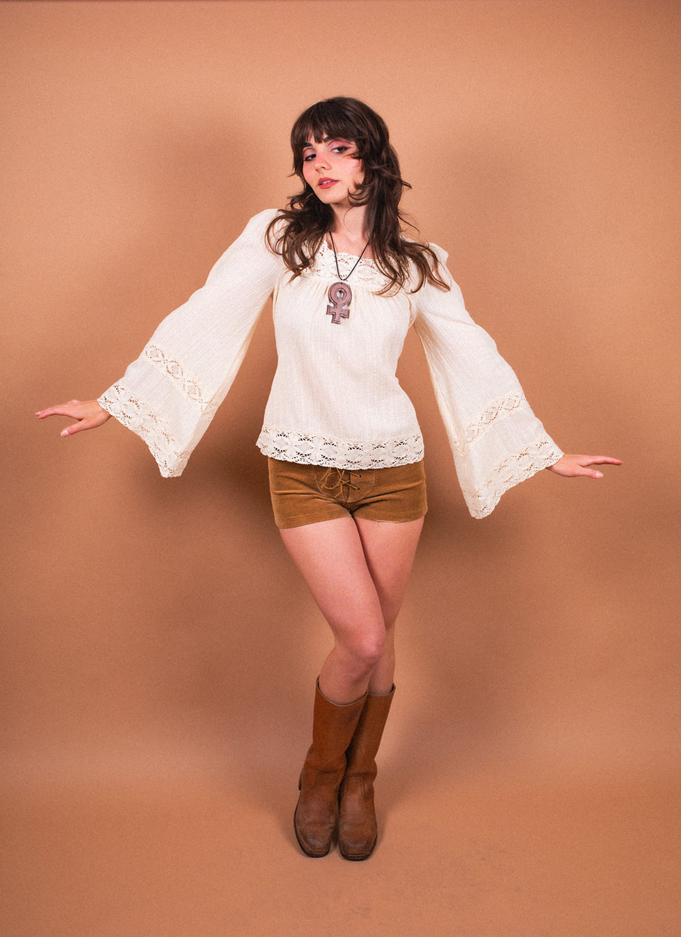 Blossom - Square Neck Lace Tie Top – The Chain